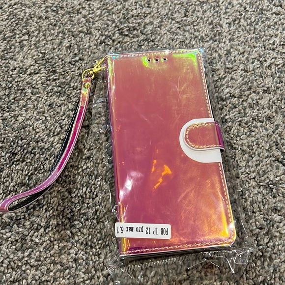 Accessories | Fluorescent Neon Gradient Color Holographic Flip Wallet ...